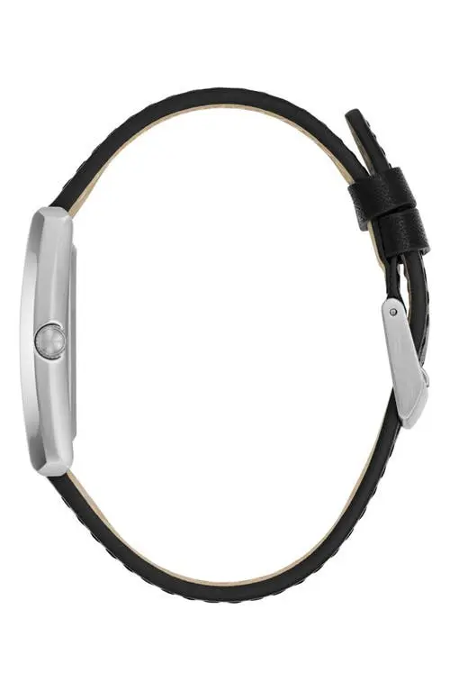 Rag & Bone Brynn Leather Strap Tank Watch