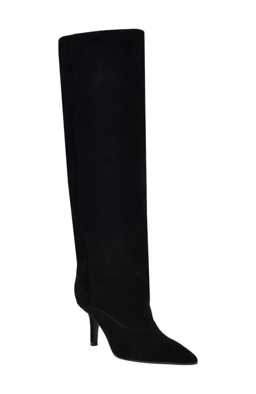 Guess Carolan Pointed Toe Knee High Boot - Black