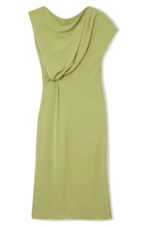 REISS Beth One-shoulder Midi Dress