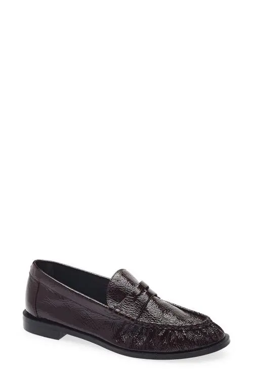 Rag & Bone Lexi Leather Loafer - Dark Red