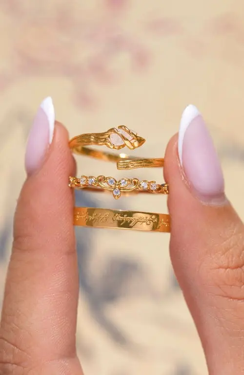GIRLS CREW Lord Of The Rings Elven Ring - Gold