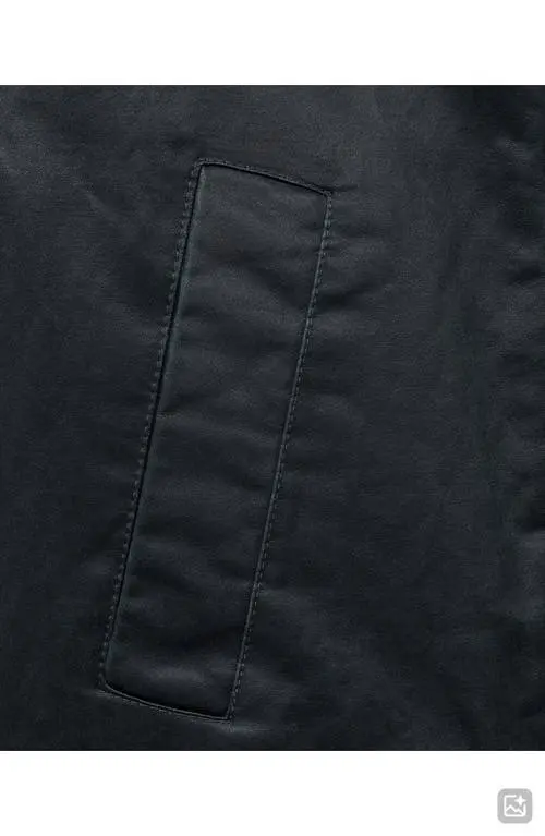 Mango Waxed Effect Cotton Blend Jacket