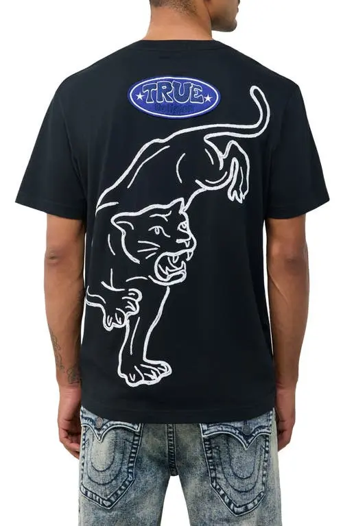 True Religion Stay True Embroidered Cotton Graphic T-shirt