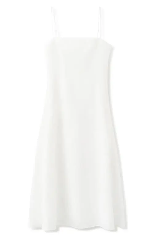 Mango A-line Linen Dress