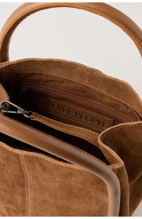 Free People Barlow Leather Bucket Bag