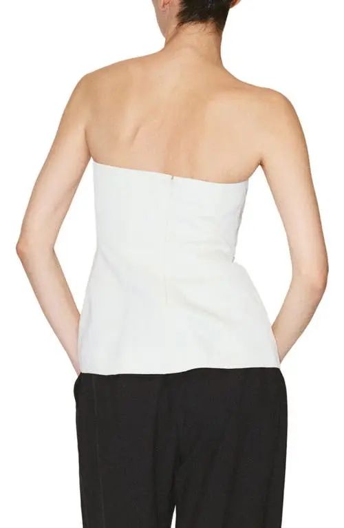 Mango Bandeau Top - Off White