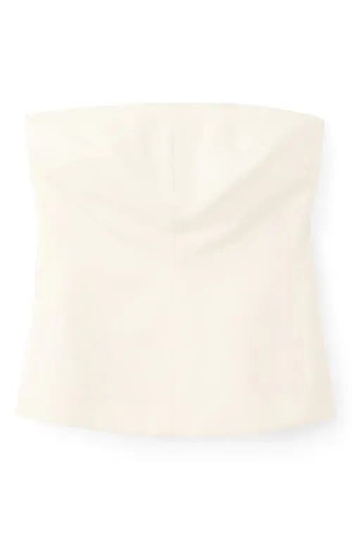 Mango Bandeau Top - Off White