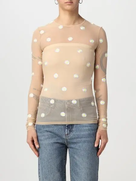 Sportmax Floral Embroidered Long-sleeved Top