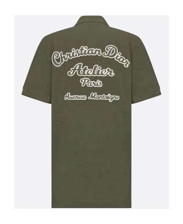 Dior Logo Embroidered Polo Shirt