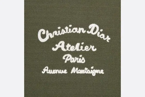 Dior Logo Embroidered Polo Shirt