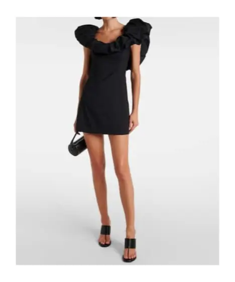 SIR. Jones Ruffled Cotton-blend Minidress