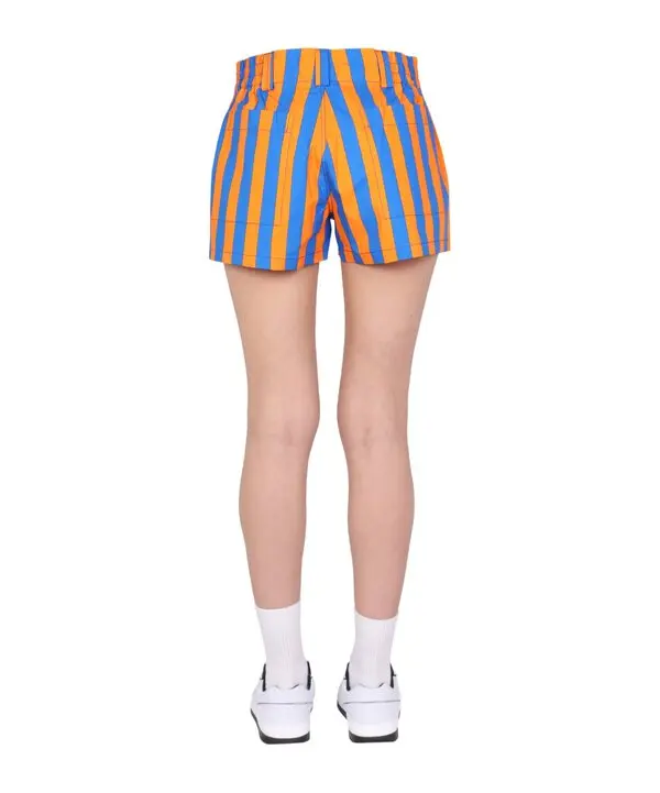 Sunnei Striped Elastic Waist Shorts