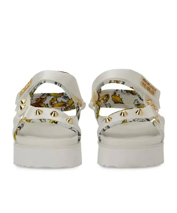 Versace Embellished Platform Sandals