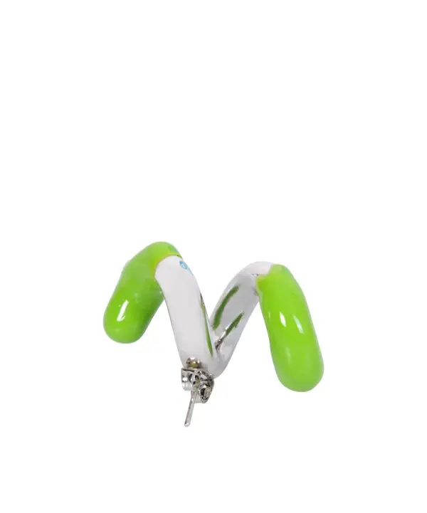 Sunnei Fusillo Logo Engraved Earrings