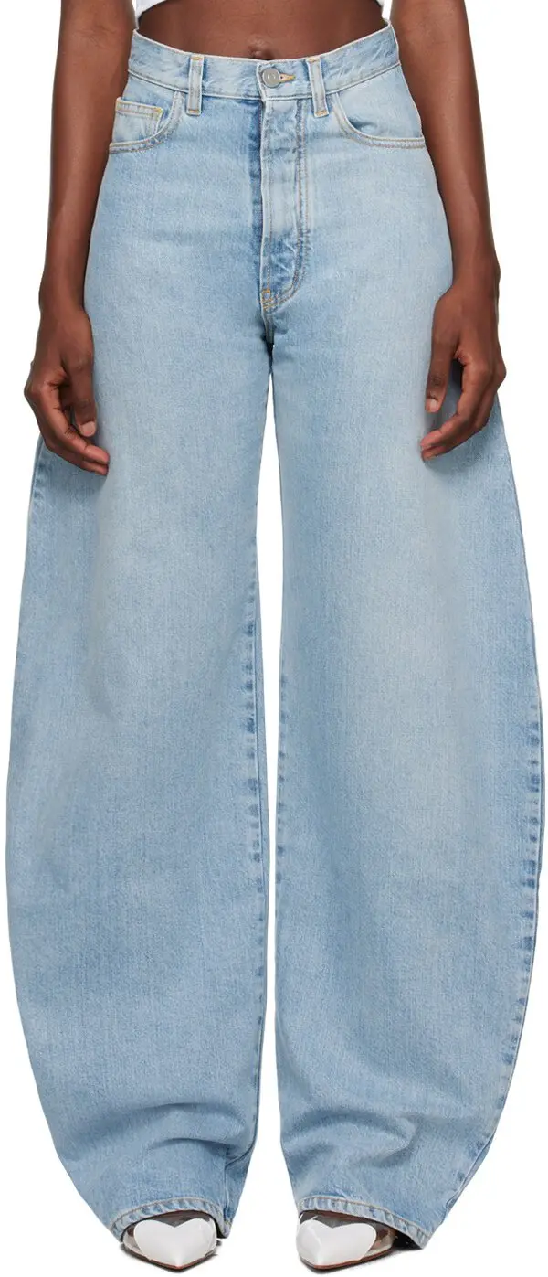 Alaïa High Waist Round Leg Jeans