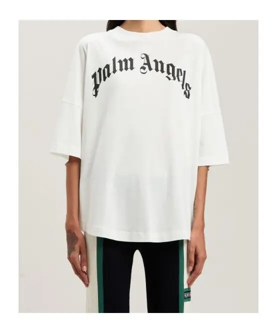 Palm Angels Curved Logo Oversize T-shirt