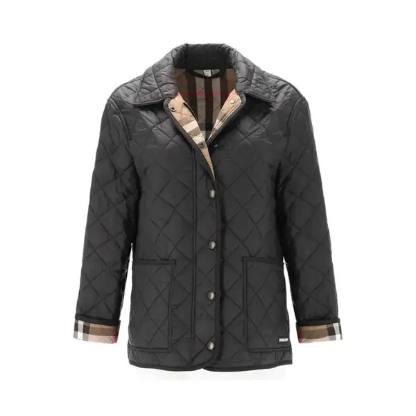 Burberry Quilted Barn Jacket - Black