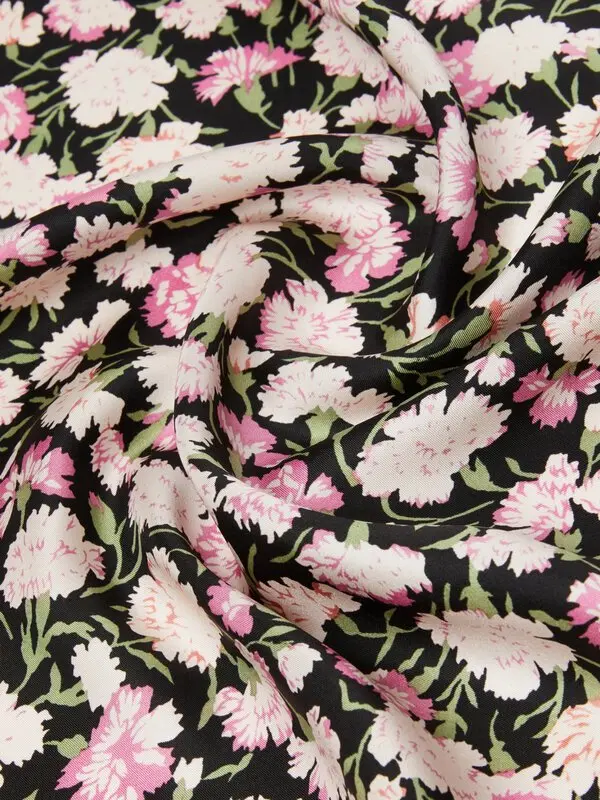 Max Mara Aonestone Floral Print Scarf