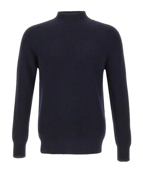 GRAN SASSO Ribbed High-neck Sweater