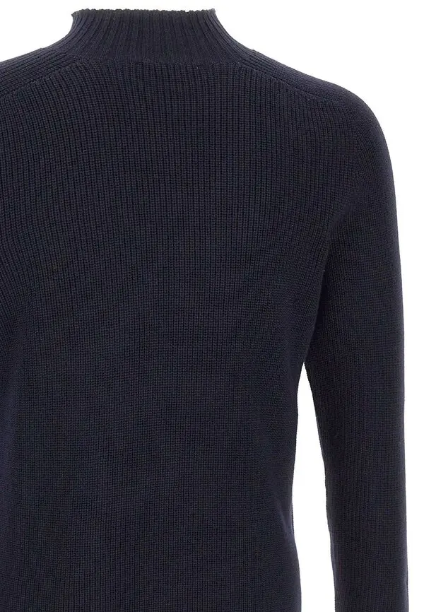 GRAN SASSO Ribbed High-neck Sweater