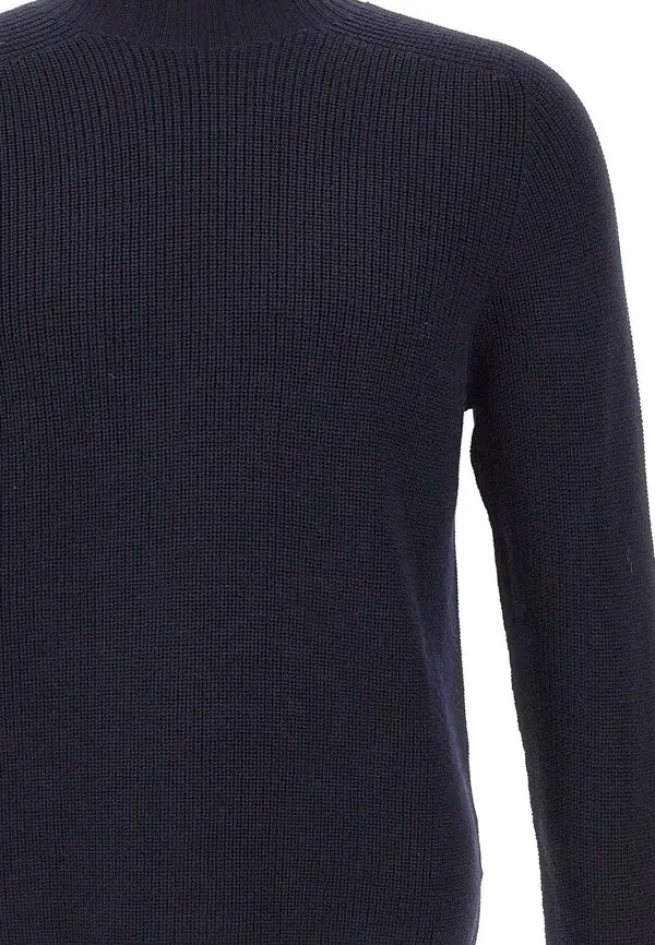 GRAN SASSO Ribbed High-neck Sweater