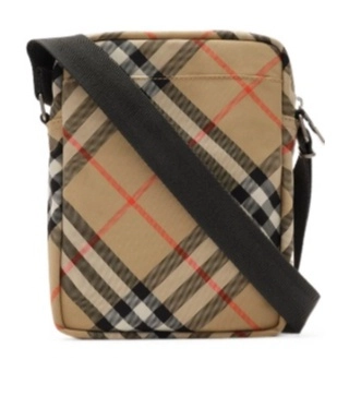 Burberry Check Messenger Bag