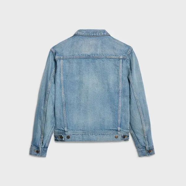 Celine Trucker Jacket In Cotton Denim