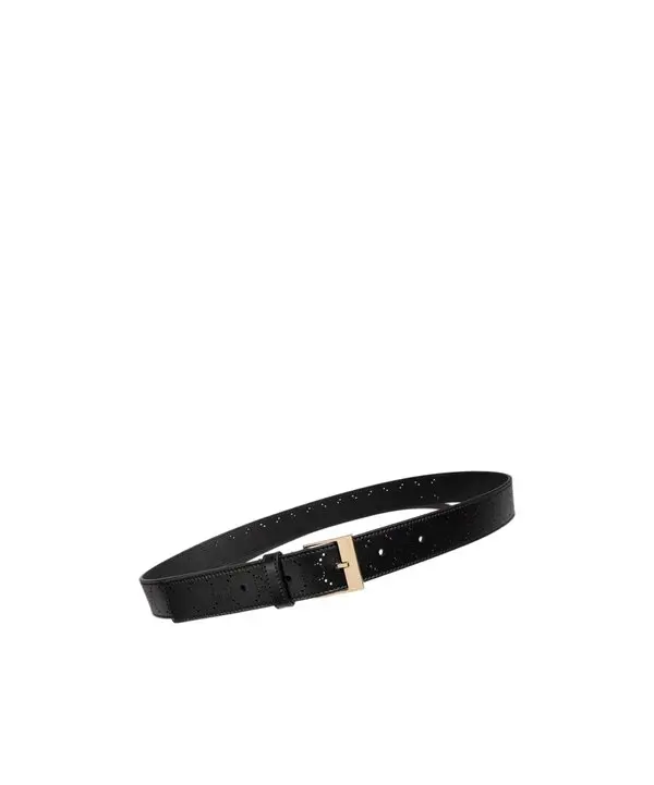 Gucci Belt With Squared Buckle - Black