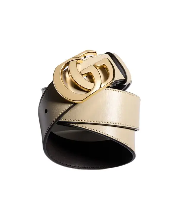 Gucci Cut Gg Marmont Belt - Beige