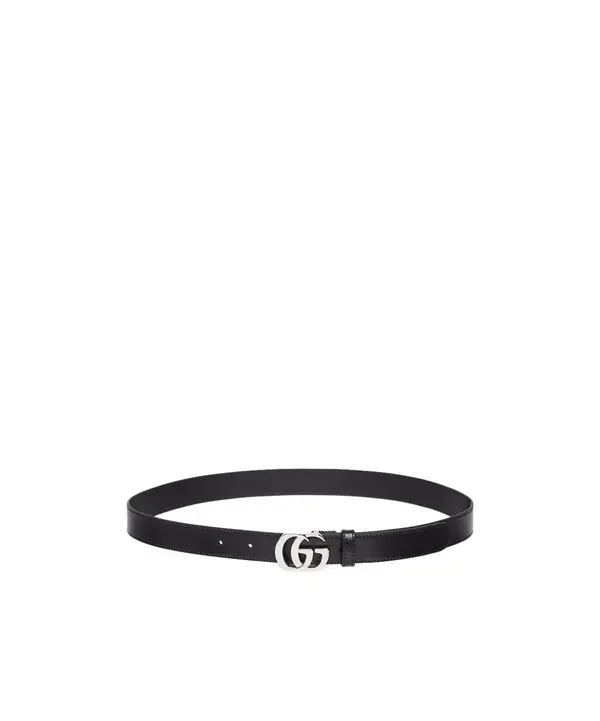 Gucci Marmont Thin Belt - Black