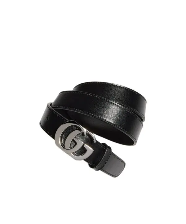 Gucci Marmont Thin Belt - Black