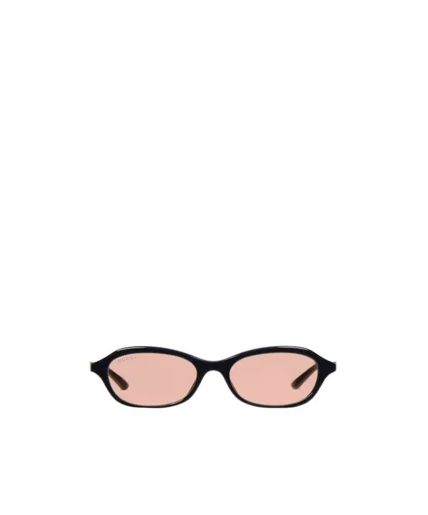 Gucci Oval Frame Sunglasses - Black