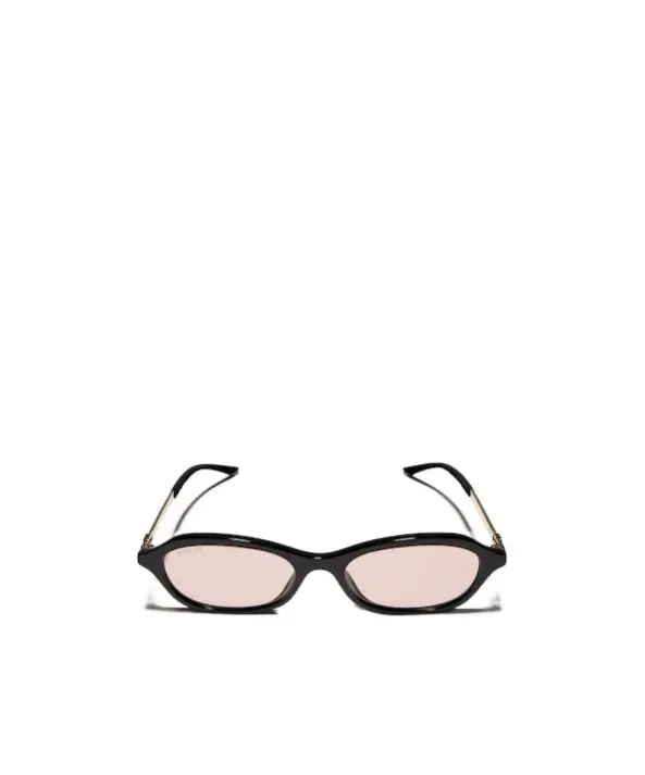 Gucci Oval Frame Sunglasses - Black