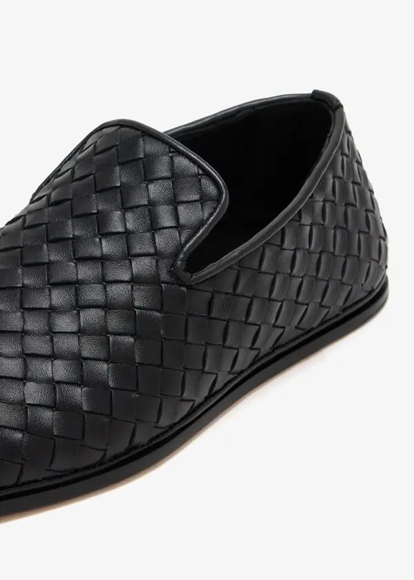 Bottega Veneta Square-toe Casual Shoes