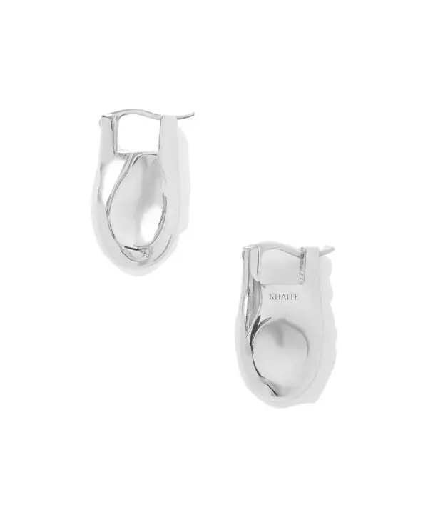 Khaite Silver-tone Drop Earrings