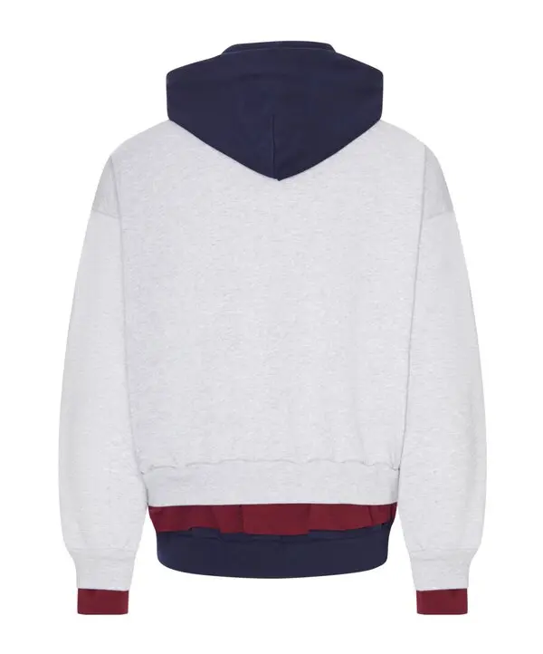 Balenciaga Long-sleeve Sweatshirt With Polo Collar And Drawstring
