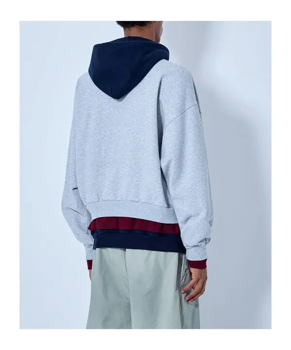 Balenciaga Long-sleeve Sweatshirt With Polo Collar And Drawstring