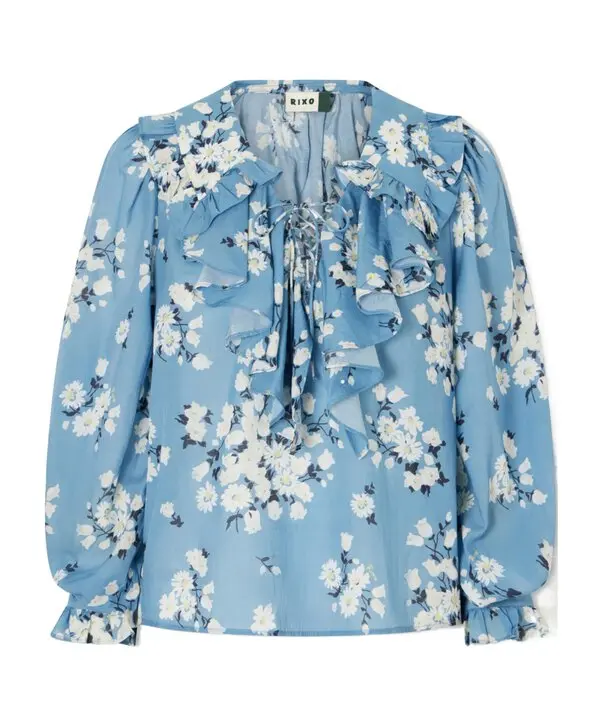 Rixo Ruffled Shirt