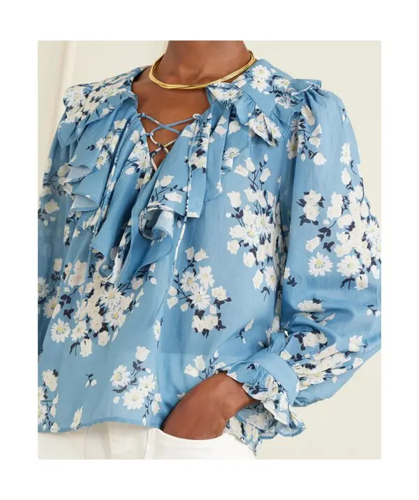Rixo Ruffled Shirt
