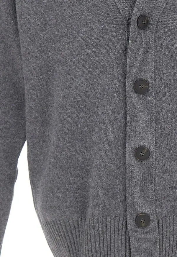 GRAN SASSO V-neck Button-up Cardigan - No