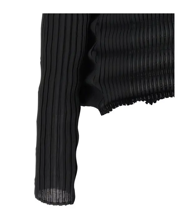 Issey Miyake Pleated Wave Cardigan