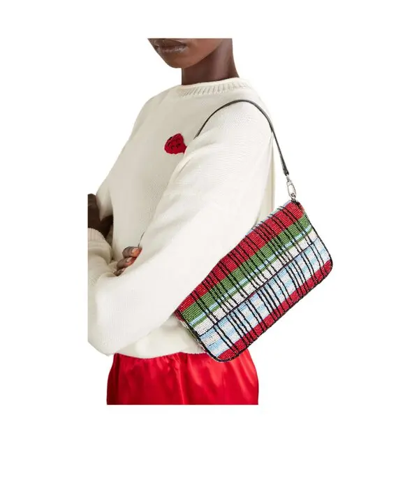 Staud Beaded Shoulder Bag