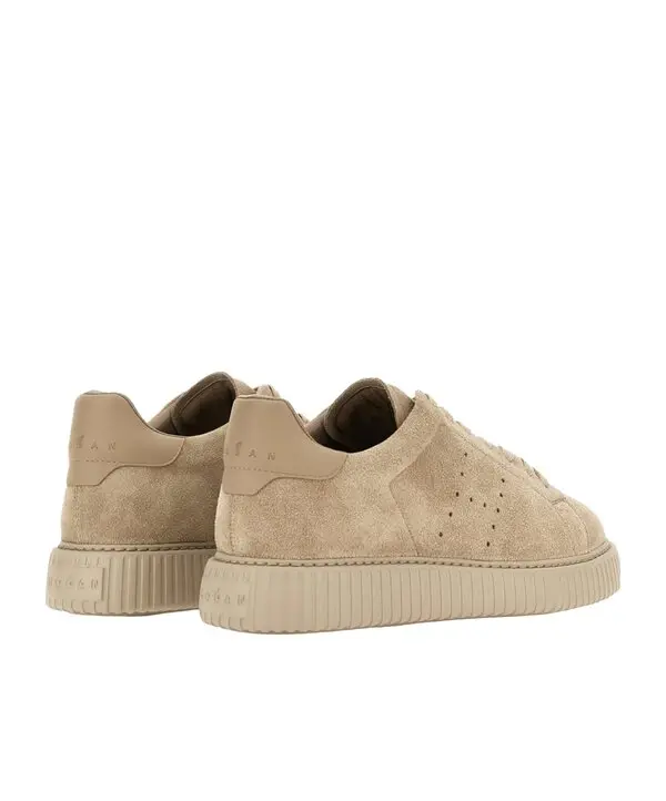 Hogan Low Top Lace-up Sneakers - Beige