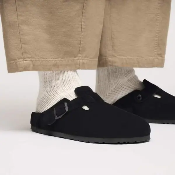 BIRKENSTOCK Boston Suede Leather