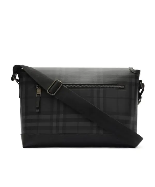 Burberry Medium City Check Clip Messenger Bag
