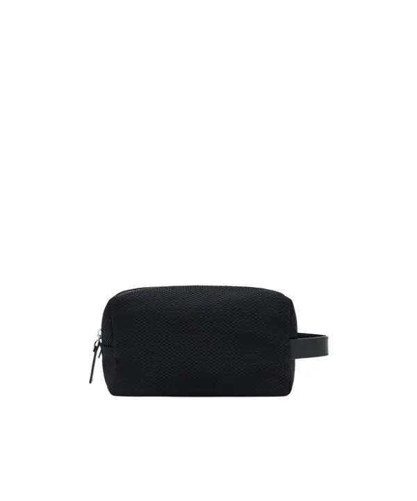 Giorgio Armani Beauty Case In Mesh And Leather