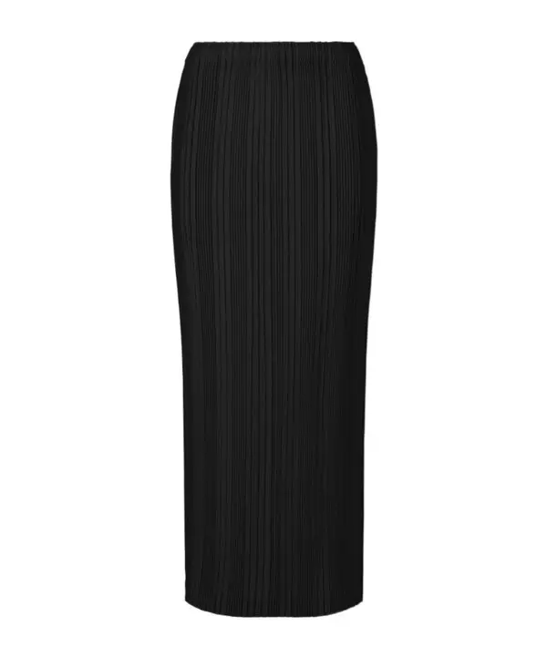 Issey Miyake Linen Like Rib Pleats - Black