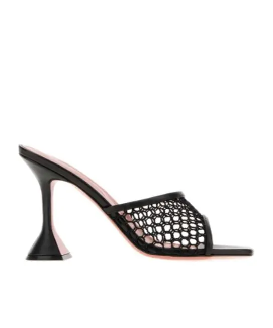 Amina Muaddi Square-toe High-heeled Sandals