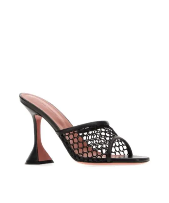 Amina Muaddi Square-toe High-heeled Sandals
