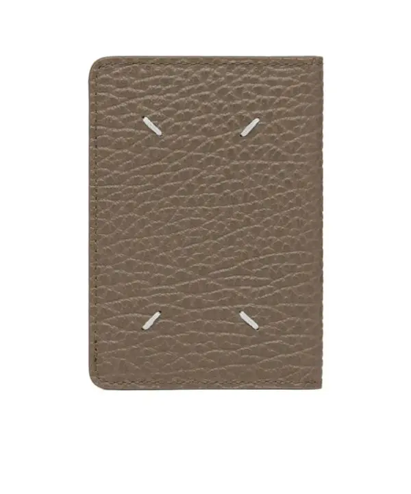 MAISON MARGIELA Four Stitches Grained Leather Card Holder